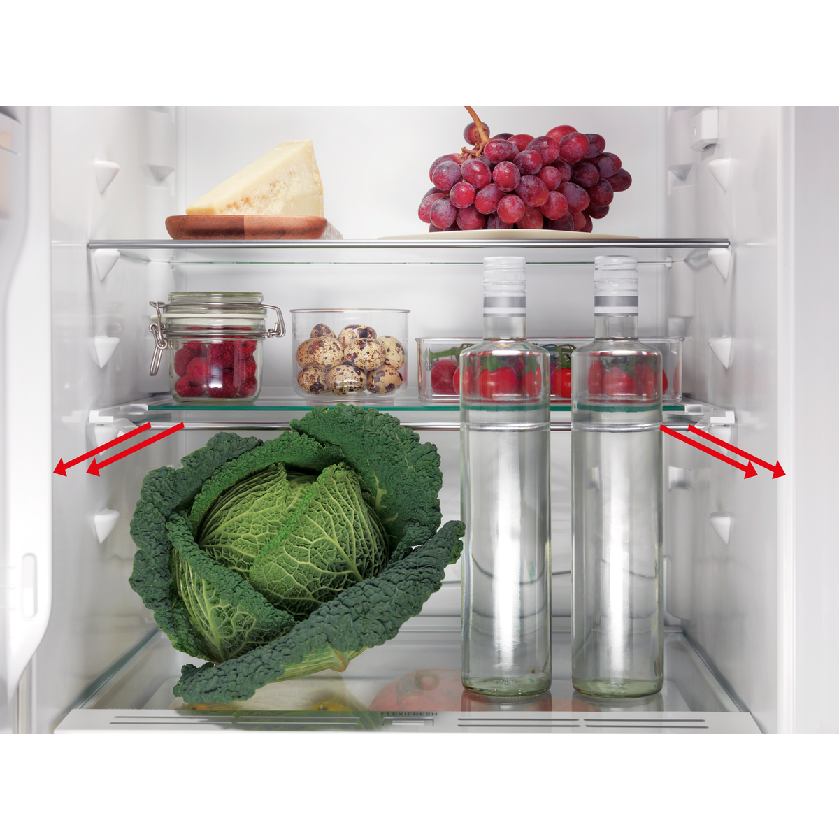 600 No Frost Integrated Fridge Freezer 177.2 cm E Integrated fridge ...